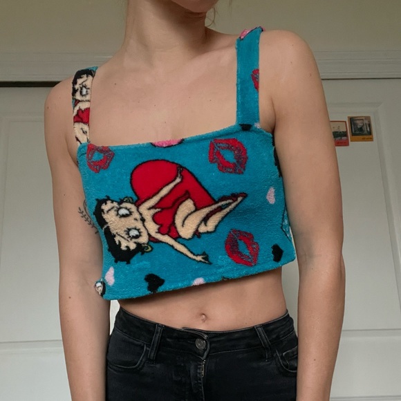 Tops | Handmade Betty Boop Tank Top | Poshmark